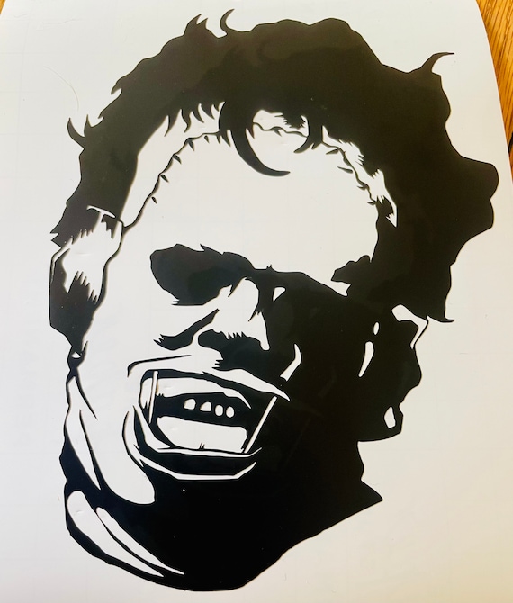 Leatherface Vinyl Decal - Etsy