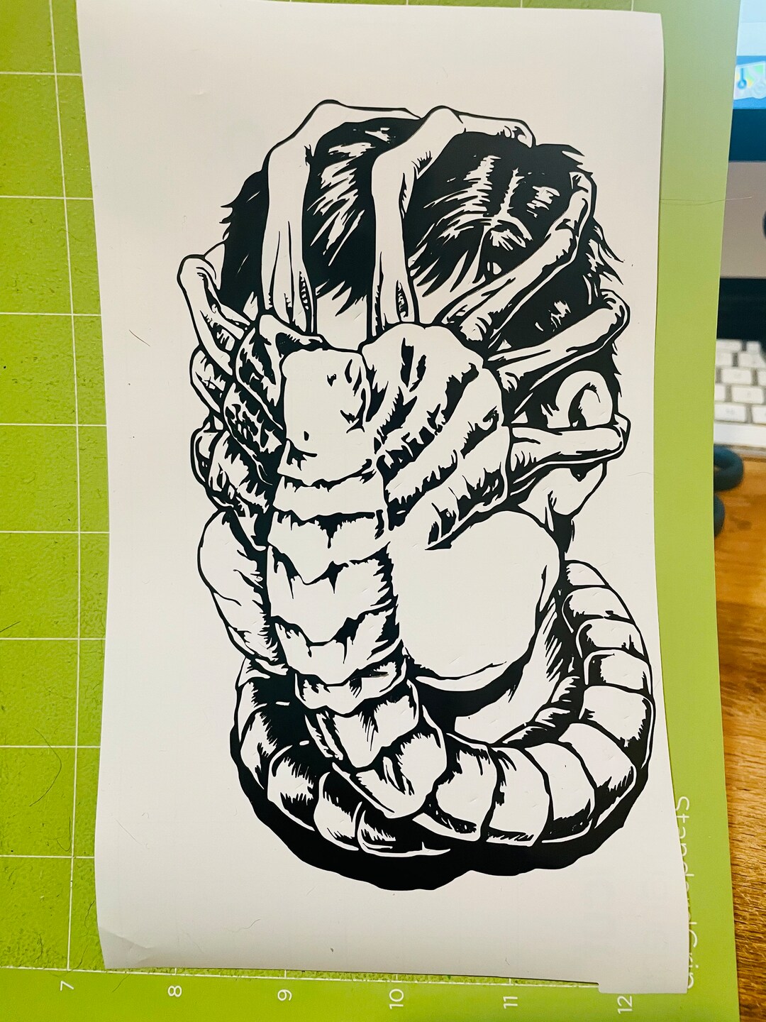 Facehugger Vinyl Decal - Etsy