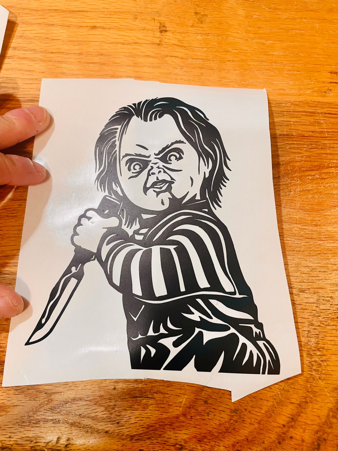 Chucky Vinyl Decal 2 - Etsy