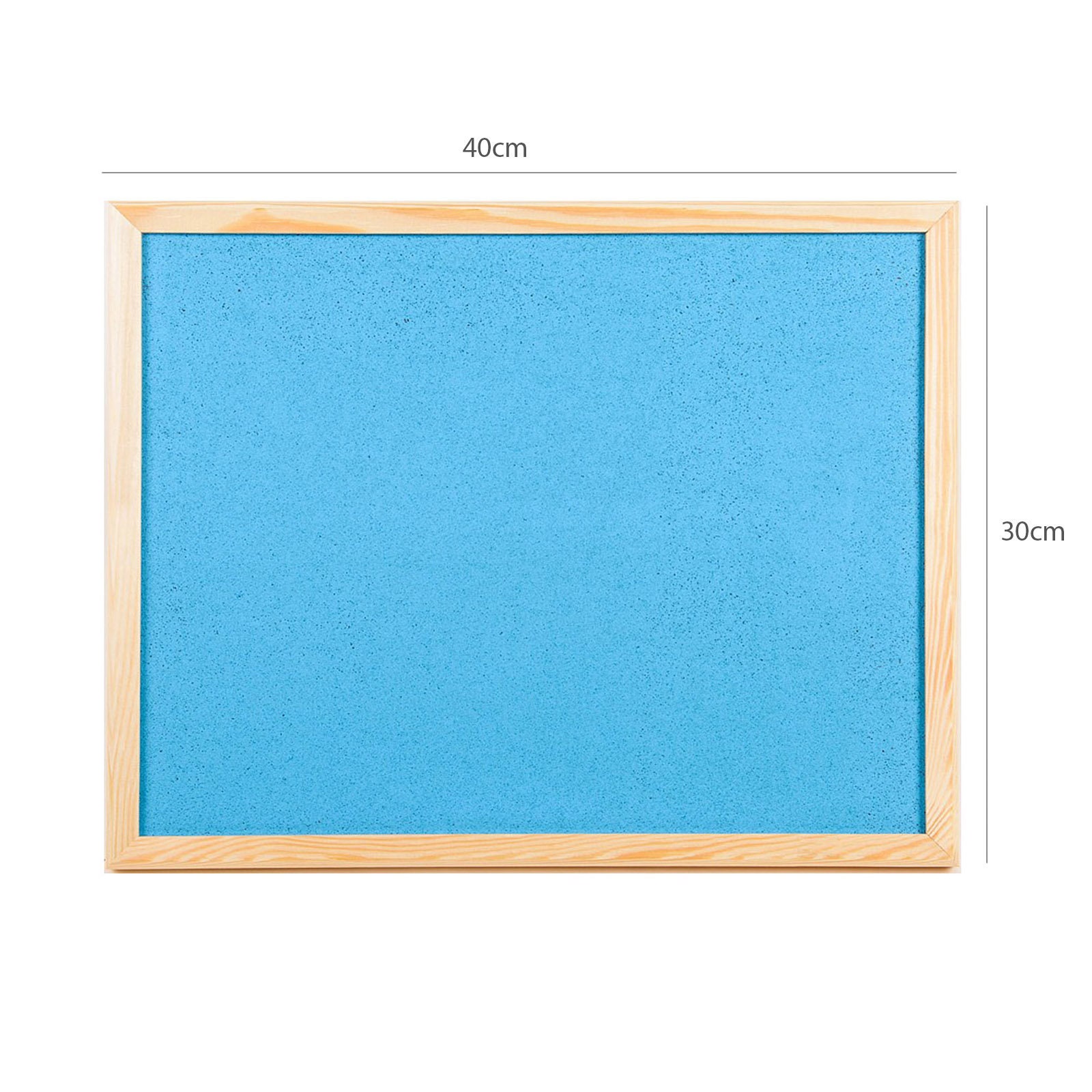 Light Blue 40x30cm Rectangle Cork Notice Board Fixings 20 Pins - Etsy.de