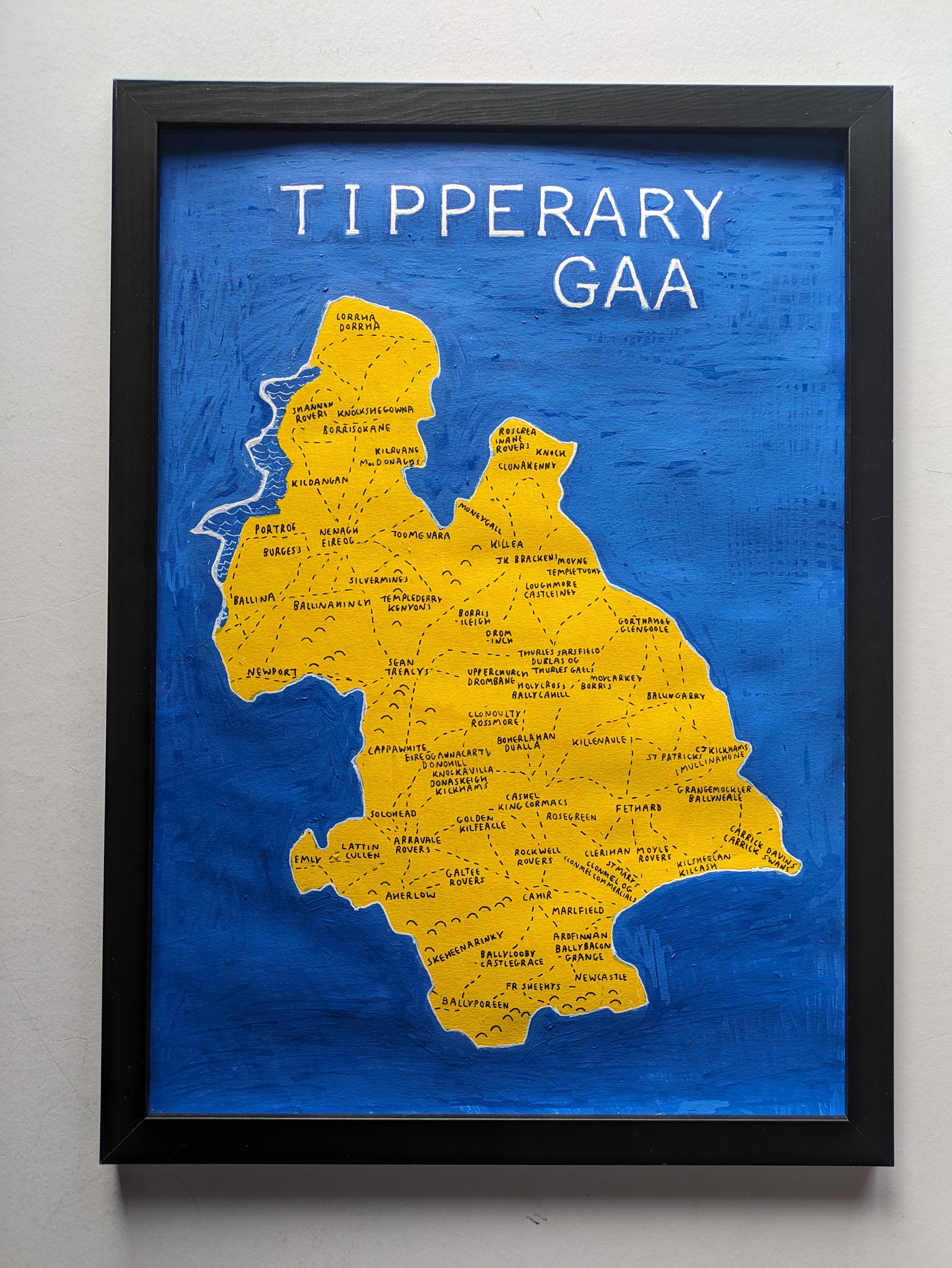 Tipperary GAA Map - Etsy