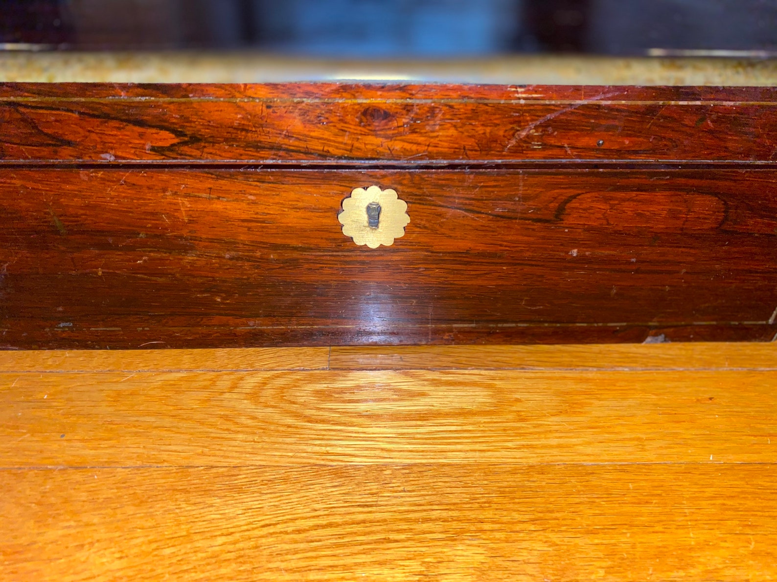 Antique Victorian Rosewood Writing Slope Desk - Etsy