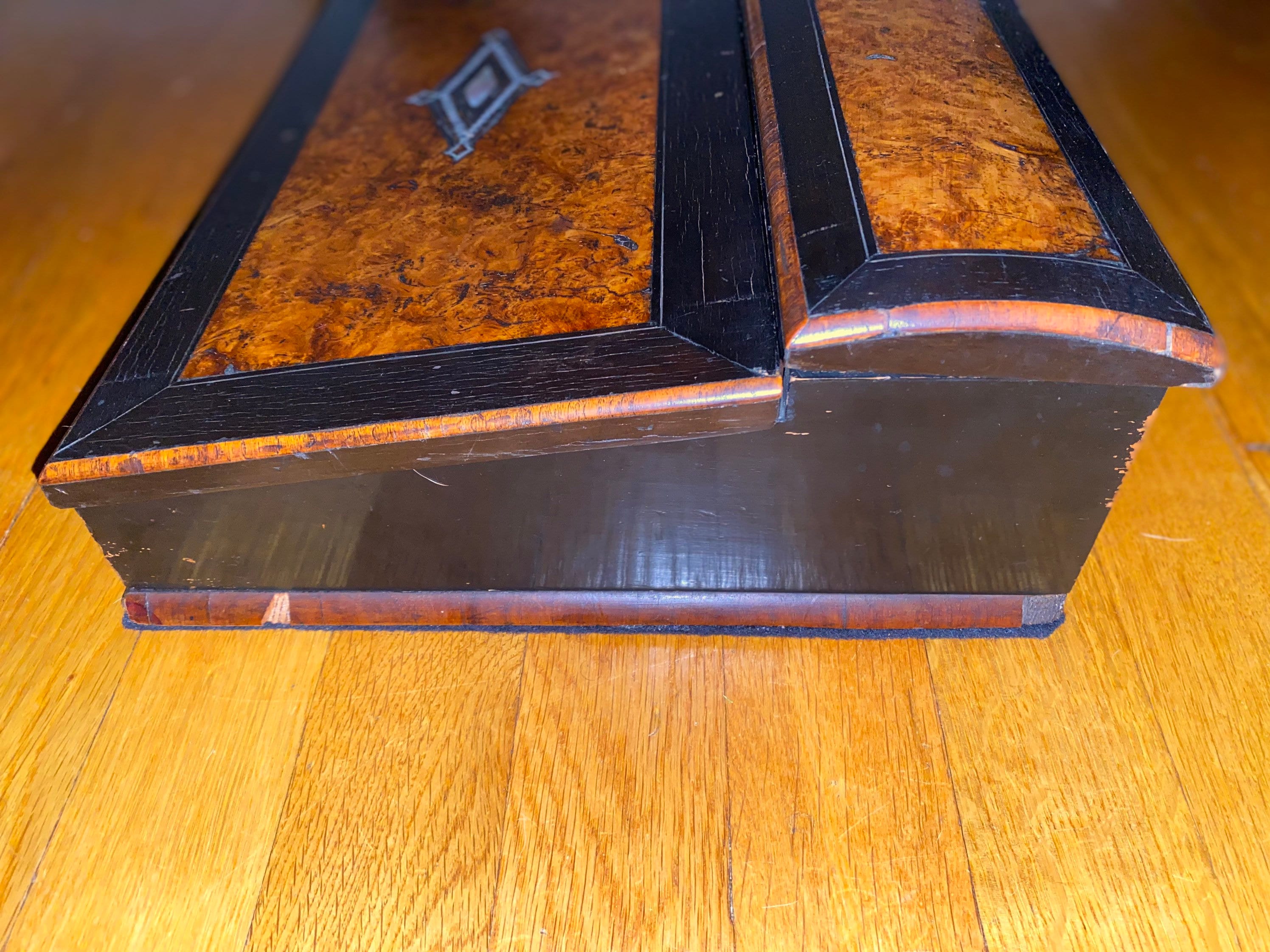 Antique Writing Box Slope With Quill Pen - Etsy