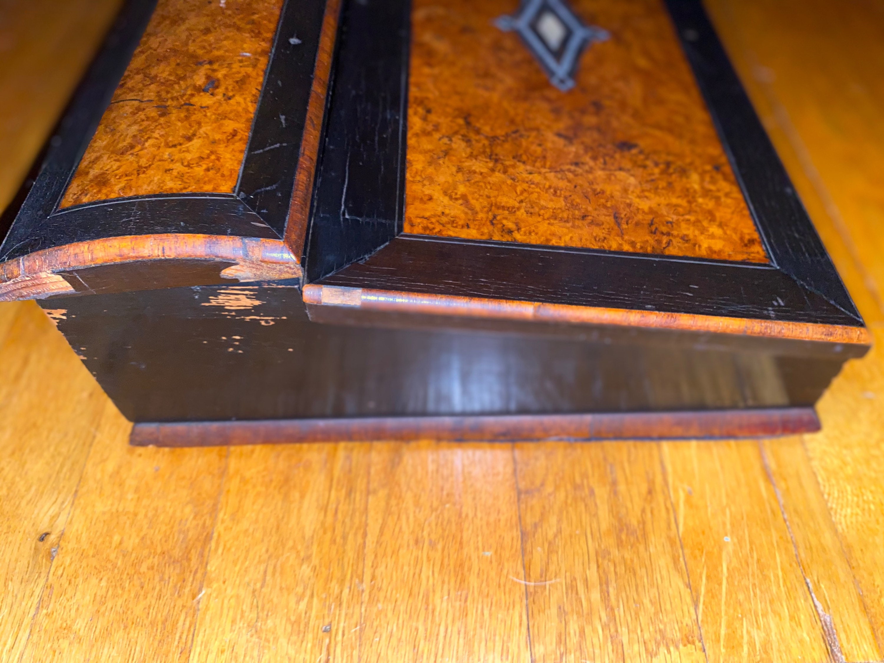 Antique Writing Box Slope With Quill Pen - Etsy