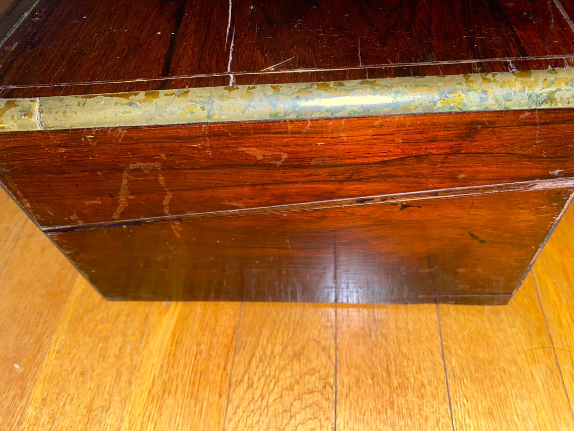 Antique Victorian Rosewood Writing Slope Desk | Etsy