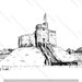 Cardiff Castle Postcard, Line Drawing Illustration, Black & White - Etsy