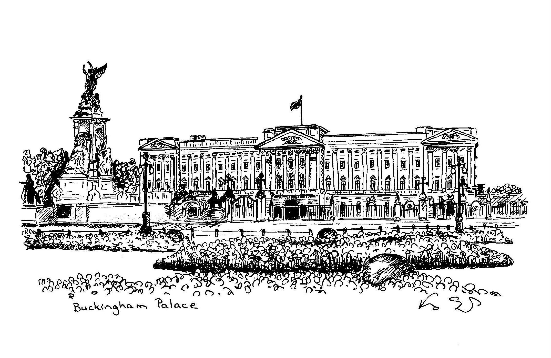 Buckingham Palace Drawing