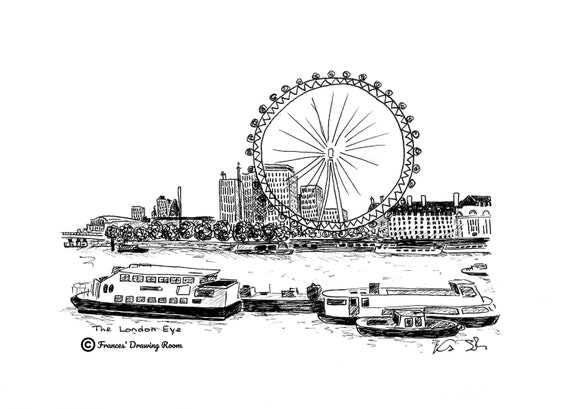 London Eye Sketch