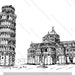 Trinity College, Dublin, Ireland Picture, Line Drawing Illustration ...