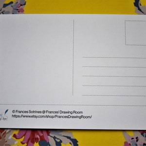 St. Michael's Mount, Cornwall Postcard, Line Drawing Illustration ...