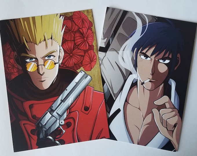 TRIGUN Vash Angel Print - Etsy