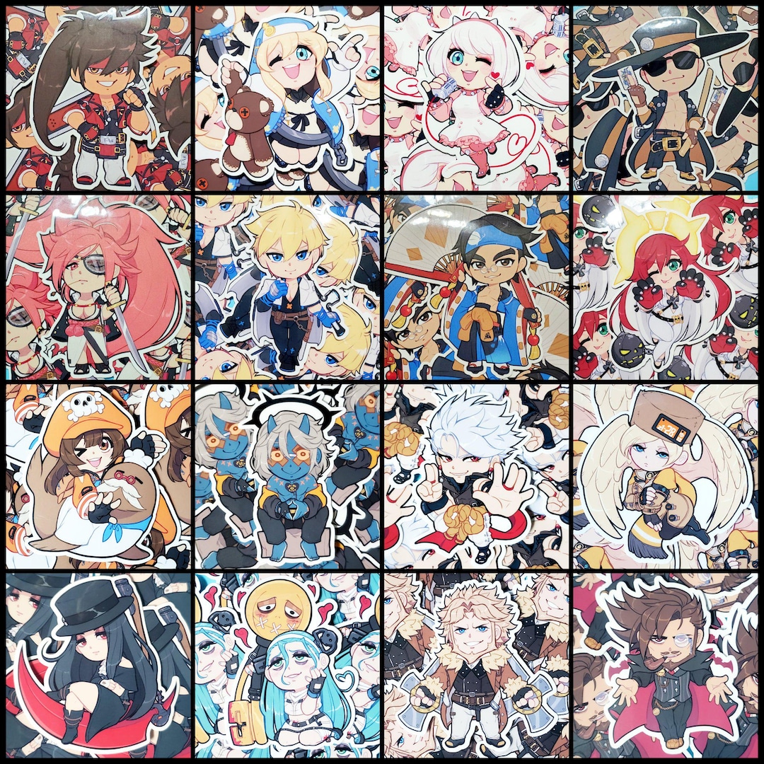 3" GGST Stickers - Etsy