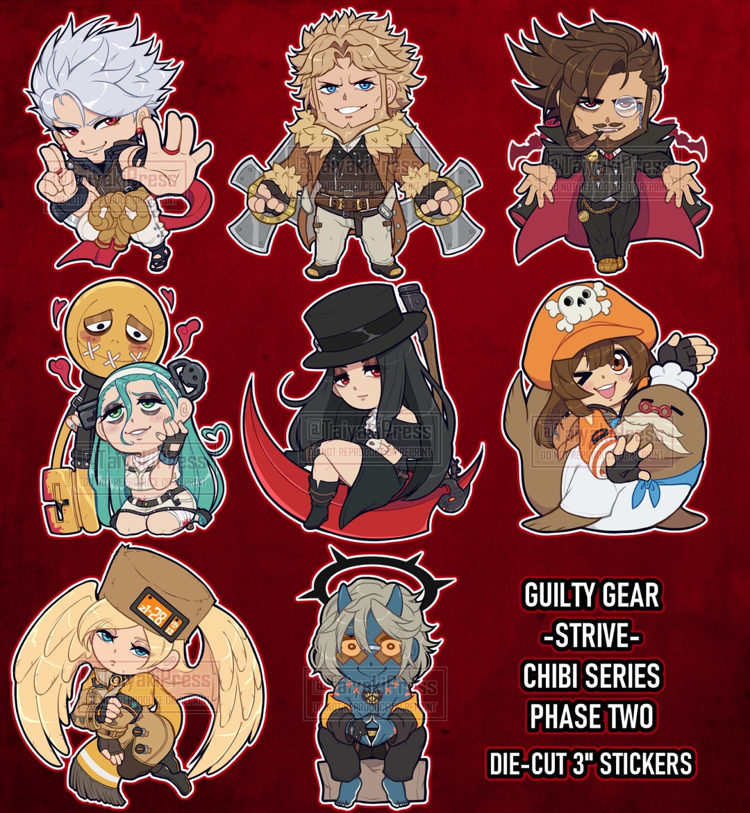 3 Inch GGST Stickers phase Two - Etsy