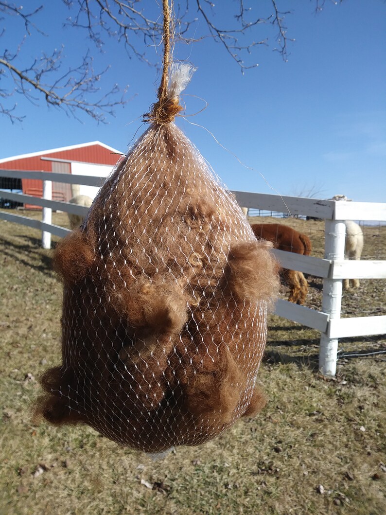 Alpaca Fiber Bird Nesting Bag | Etsy