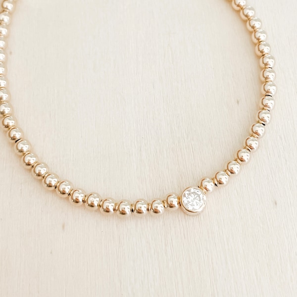 Solitaire Bracelet - Etsy