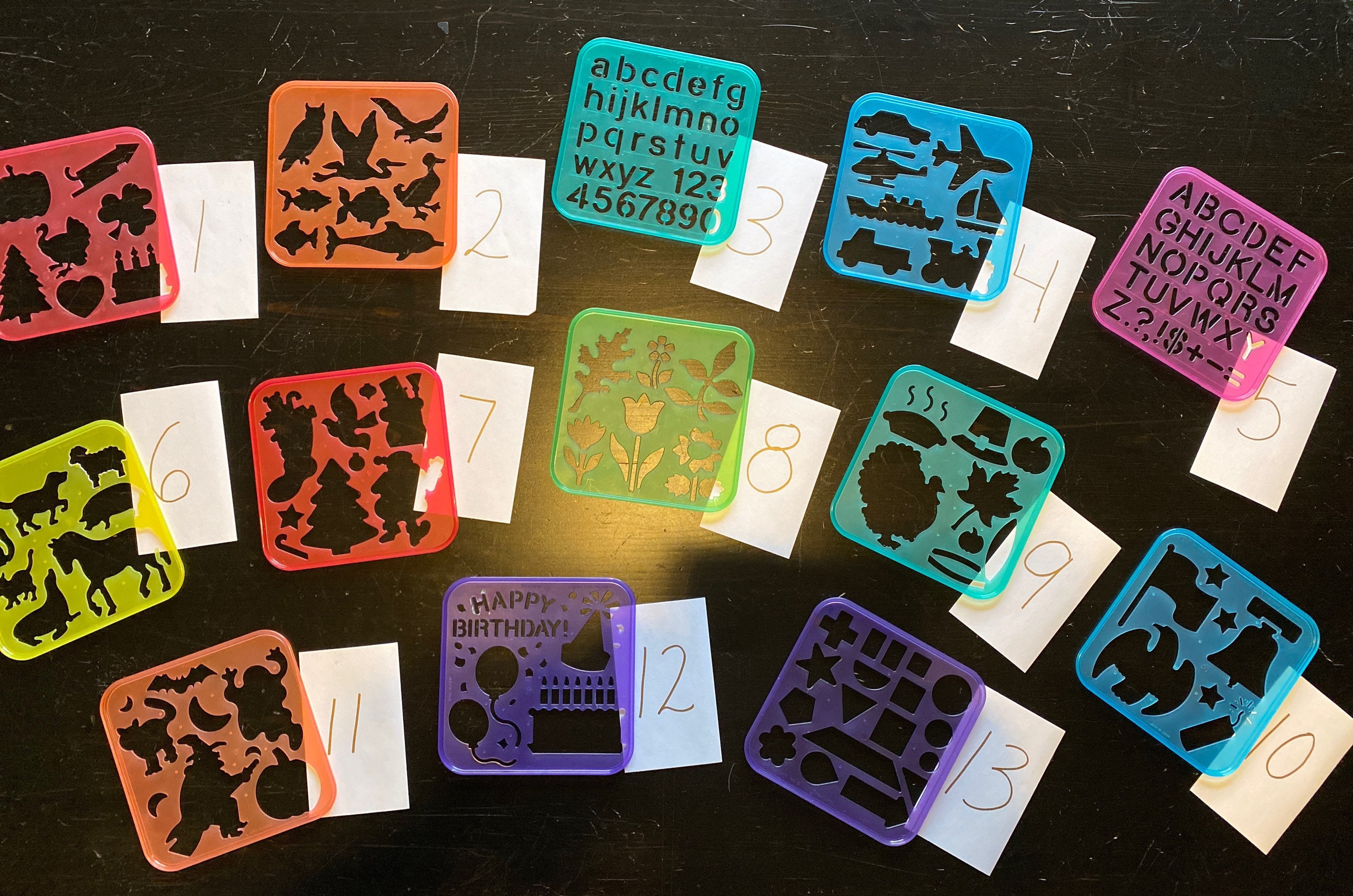 Tupperware Tupper Toys Stencils - You Choose - Etsy