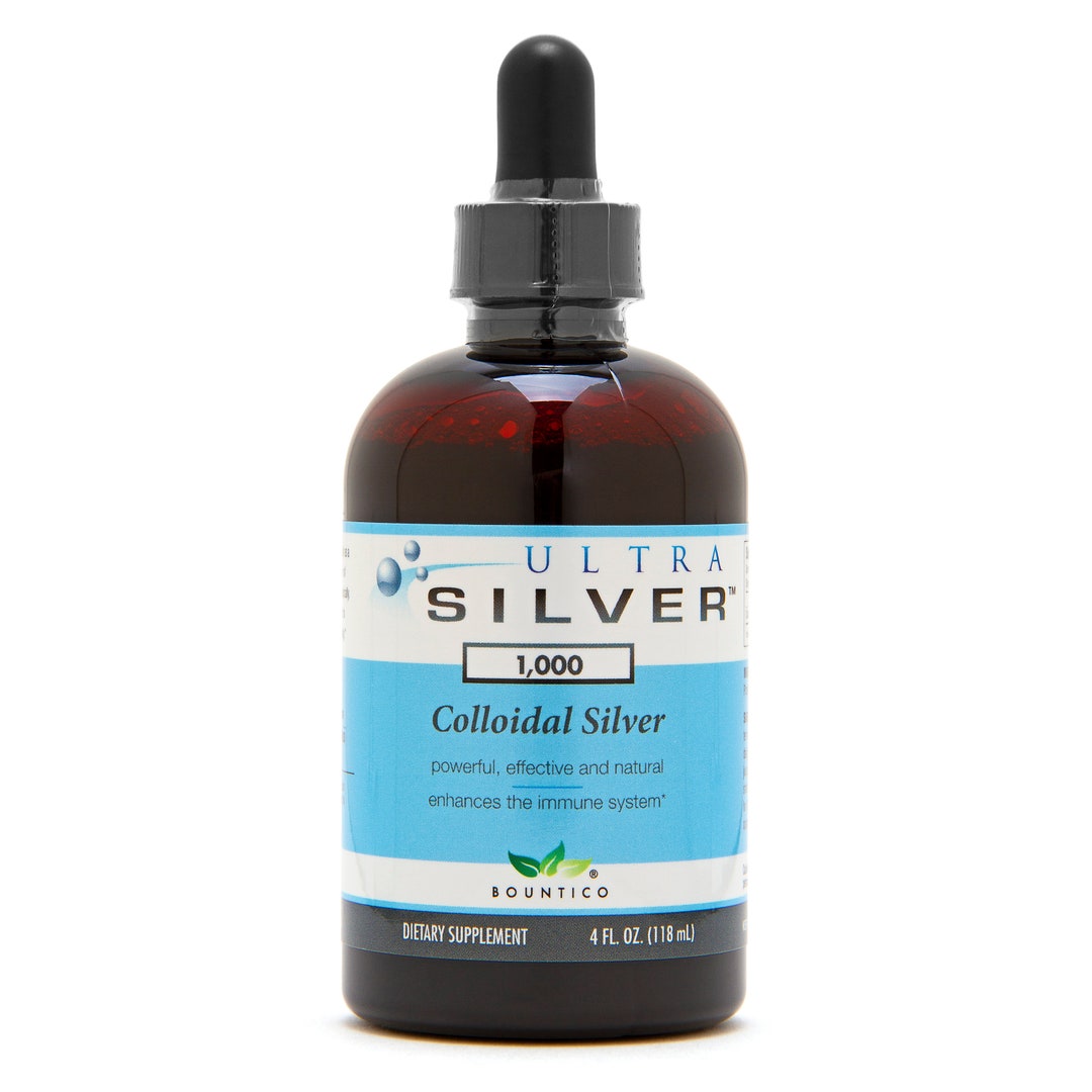 Ultra Silver True Nano Size 1000 PPM Colloidal Silver 4 Oz - Etsy