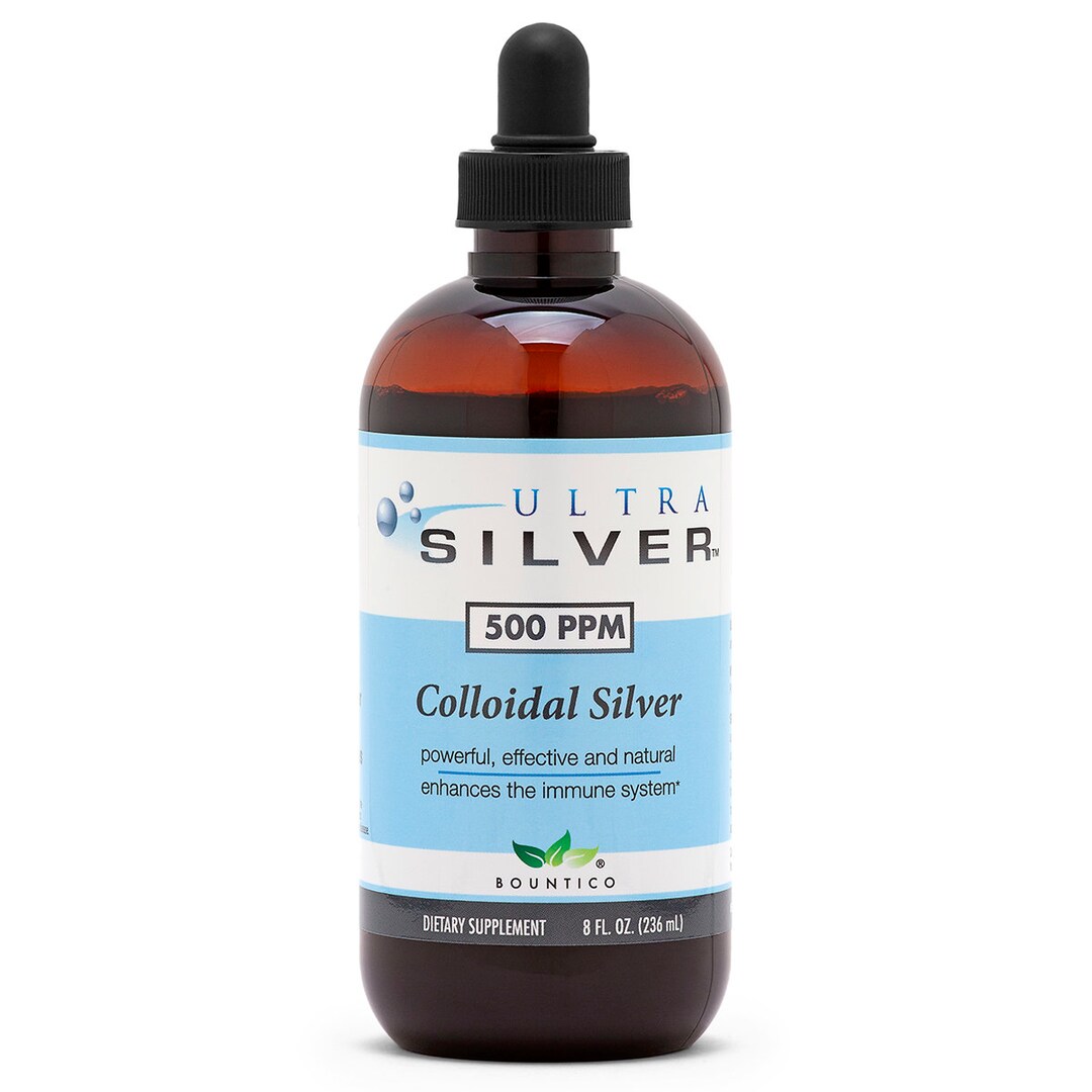 Ultra Silver True Nano Size 500 PPM Colloidal Silver 8 Oz - Etsy