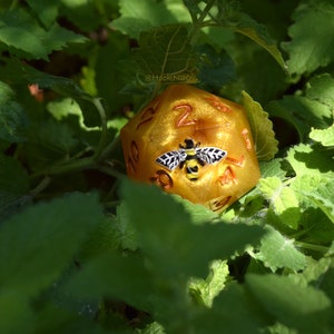 Bee Dice Collection Options Jumbo D20 Dice Set Honey - Etsy
