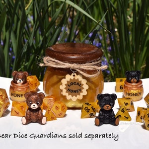 Bee Dice Collection - Options - Jumbo D20 - Dice Set - Honey Jar - Etsy