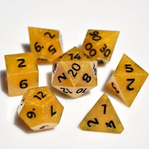 Bee Dice Collection - Options - Jumbo D20 - Dice Set - Honey Jar - Etsy