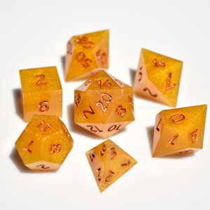 Bee Dice Collection - Options - Jumbo D20 - Dice Set - Honey Jar - Etsy