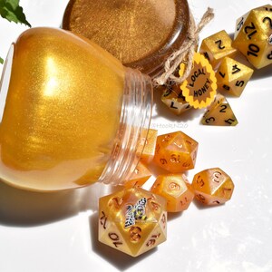 Bee Dice Collection Options Jumbo D20 Dice Set Honey - Etsy