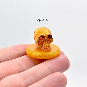Skull Gaming Tokens Game Pieces Gold Black Skulls - Etsy