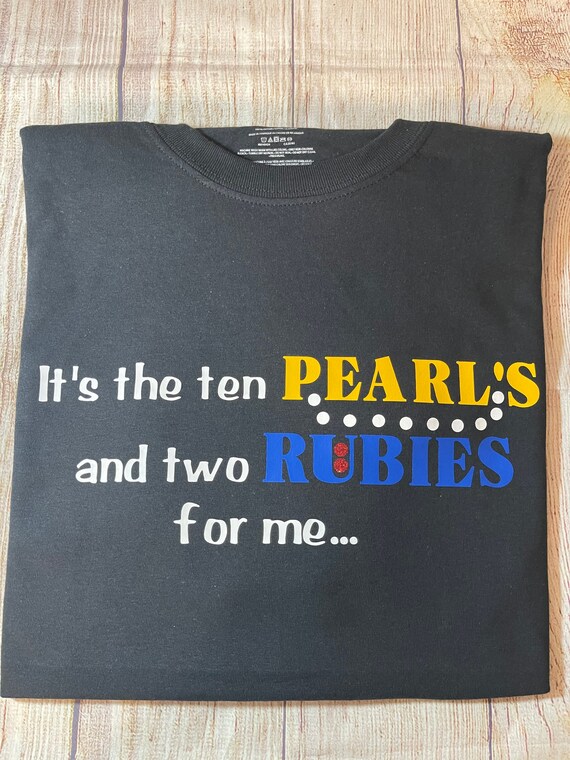 SGRHO its the Ten Pearls and Two Rubies for Me.. | Etsy