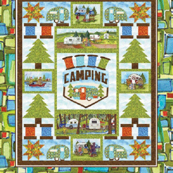 Camping Quilt Pattern - Etsy