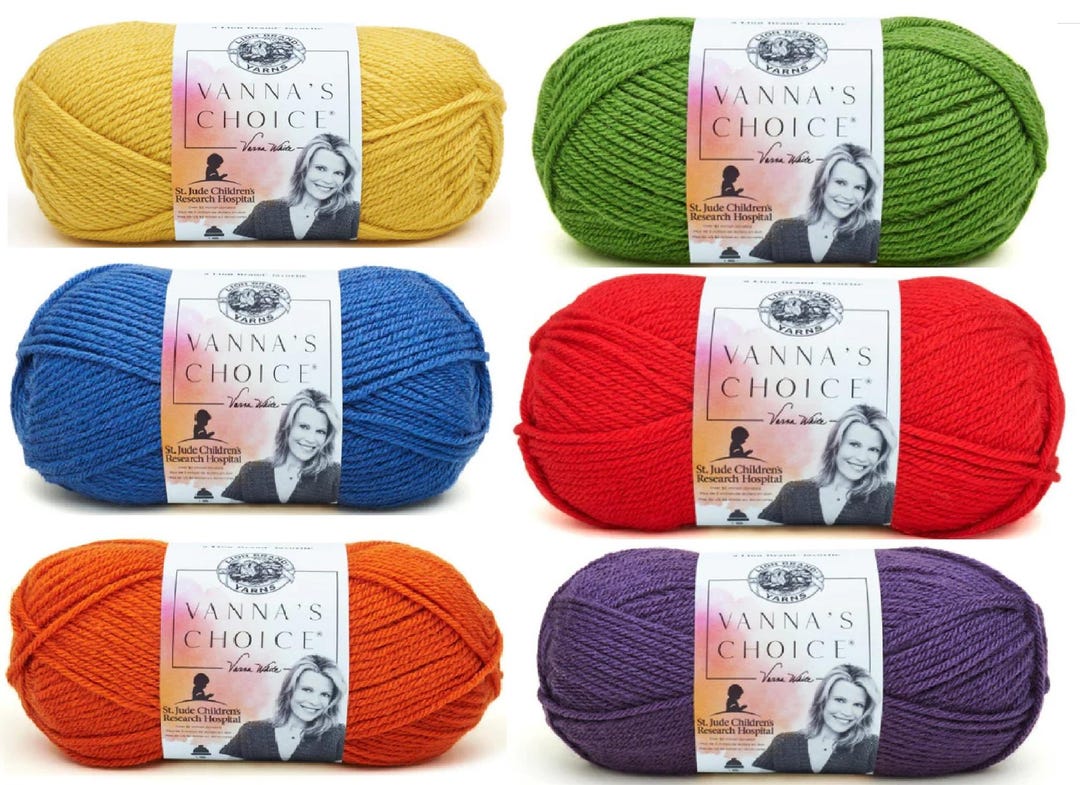Lion Brand Vanna's Choice Acrylic Yarn 100g 170 Yards Choose Color - Etsy