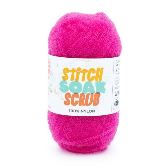 Lion Brand STITCH SOAK SCRUB Yarn 100% Nylon for Crocheting Scrubbies ...