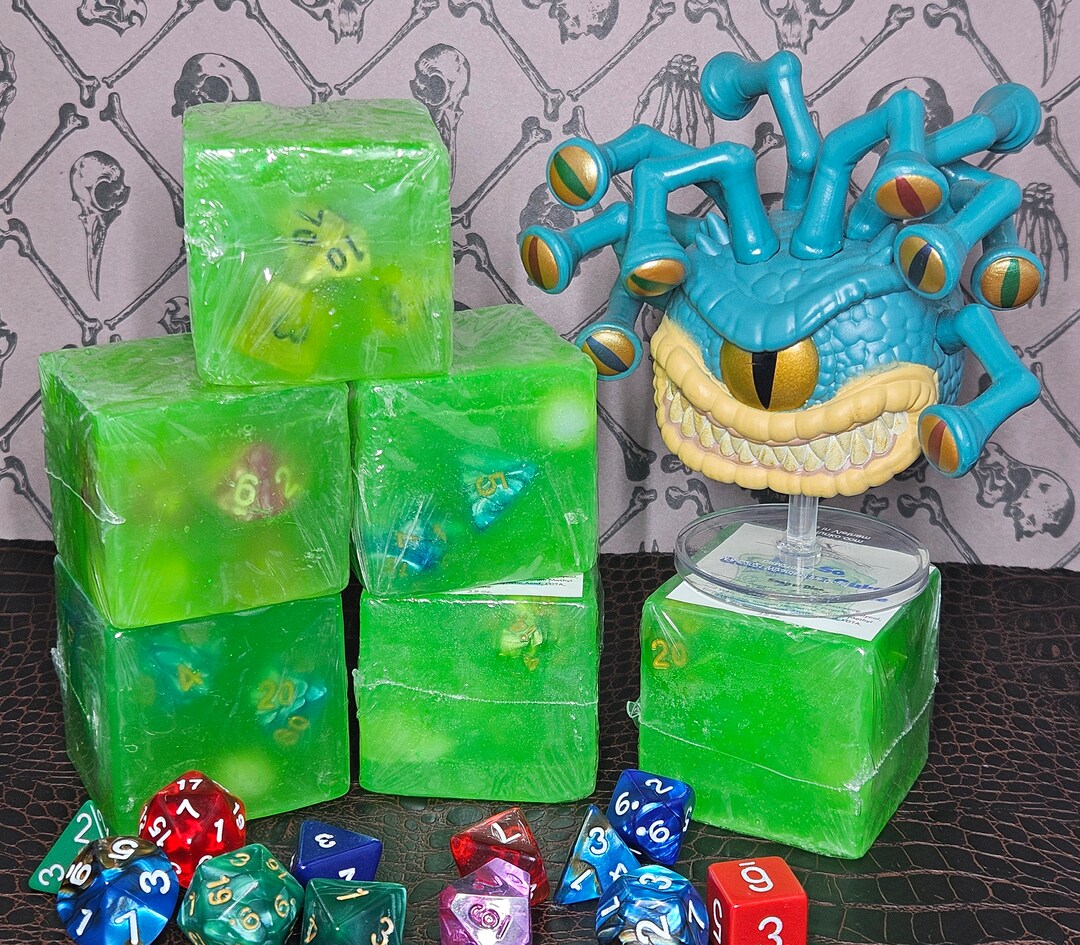 Not-so Gelatinous Cube Soap Dungeons and Dragons Coconut Oil Soap - SLS ...