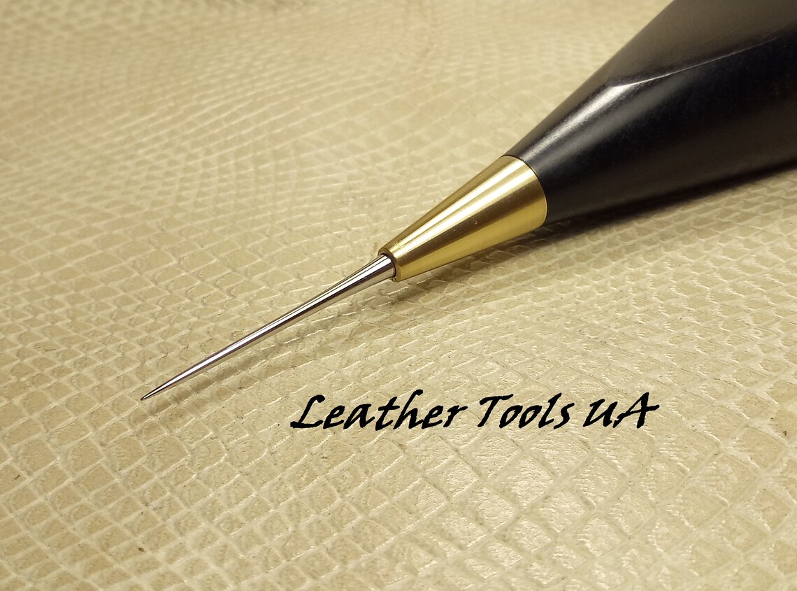 Awl With a Round Blade. Hardened Steel Awl. Awl for Leather | Etsy