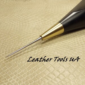 Awl With a Round Blade. Hardened Steel Awl. Awl for Leather - Etsy
