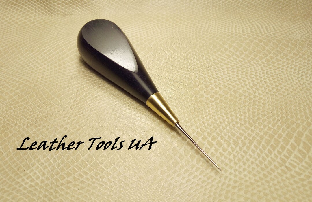 Awl With a Round Blade. Hardened Steel Awl. Awl for Leather - Etsy