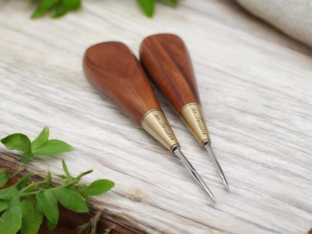 Diamond Leather Awl: Rosewood Handle, Custom Sizes - Etsy