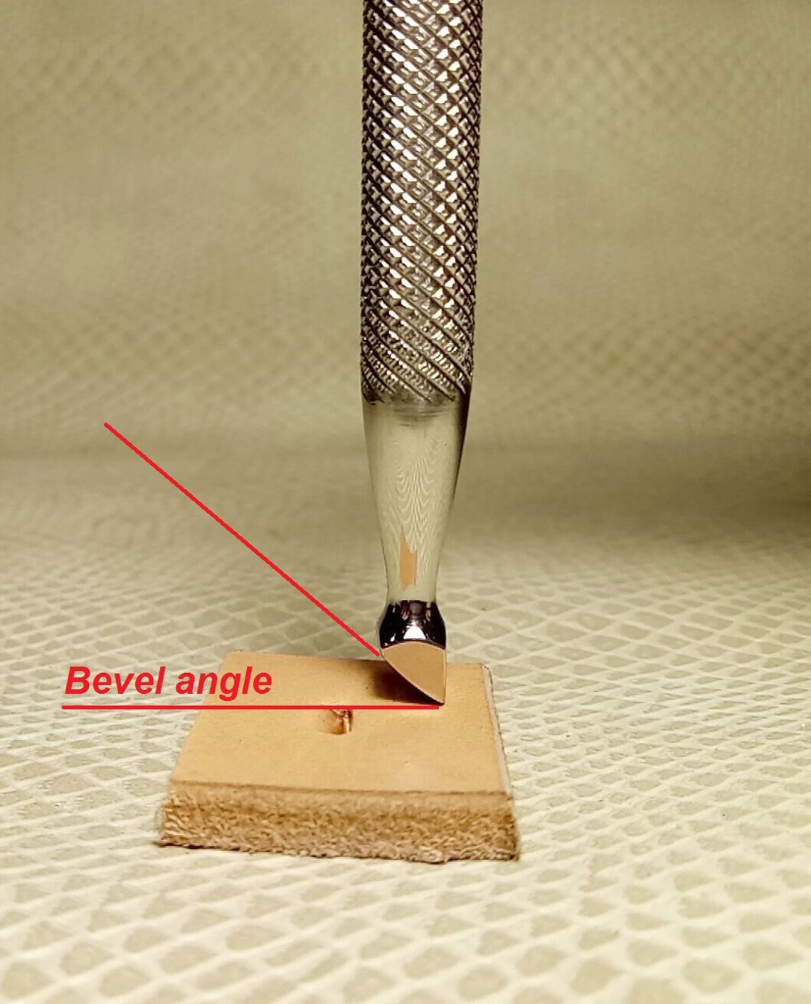 Leather Craft Tools. Smooth Bevelers. Stamps for leather. | Etsy