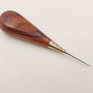 Awl With a Round Blade. Hardened Steel Awl. Awl for Leather Craft ...