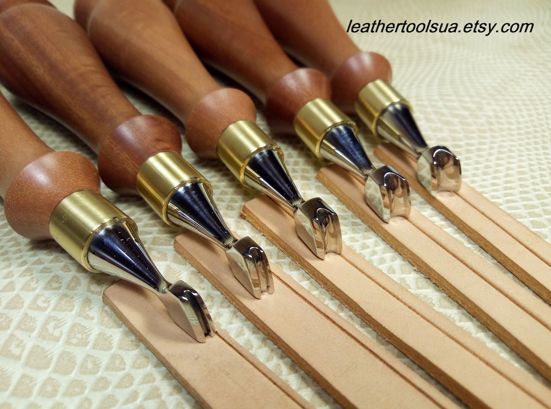 Leather Edge Creaser: Stainless Steel Leather Craft Tool - Etsy