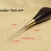 Awl With a Round Blade. Hardened Steel Awl. Awl for Leather - Etsy