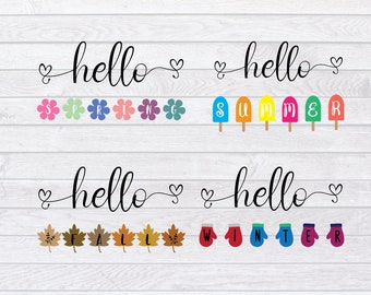 Interchangeable Hello Sign - Etsy