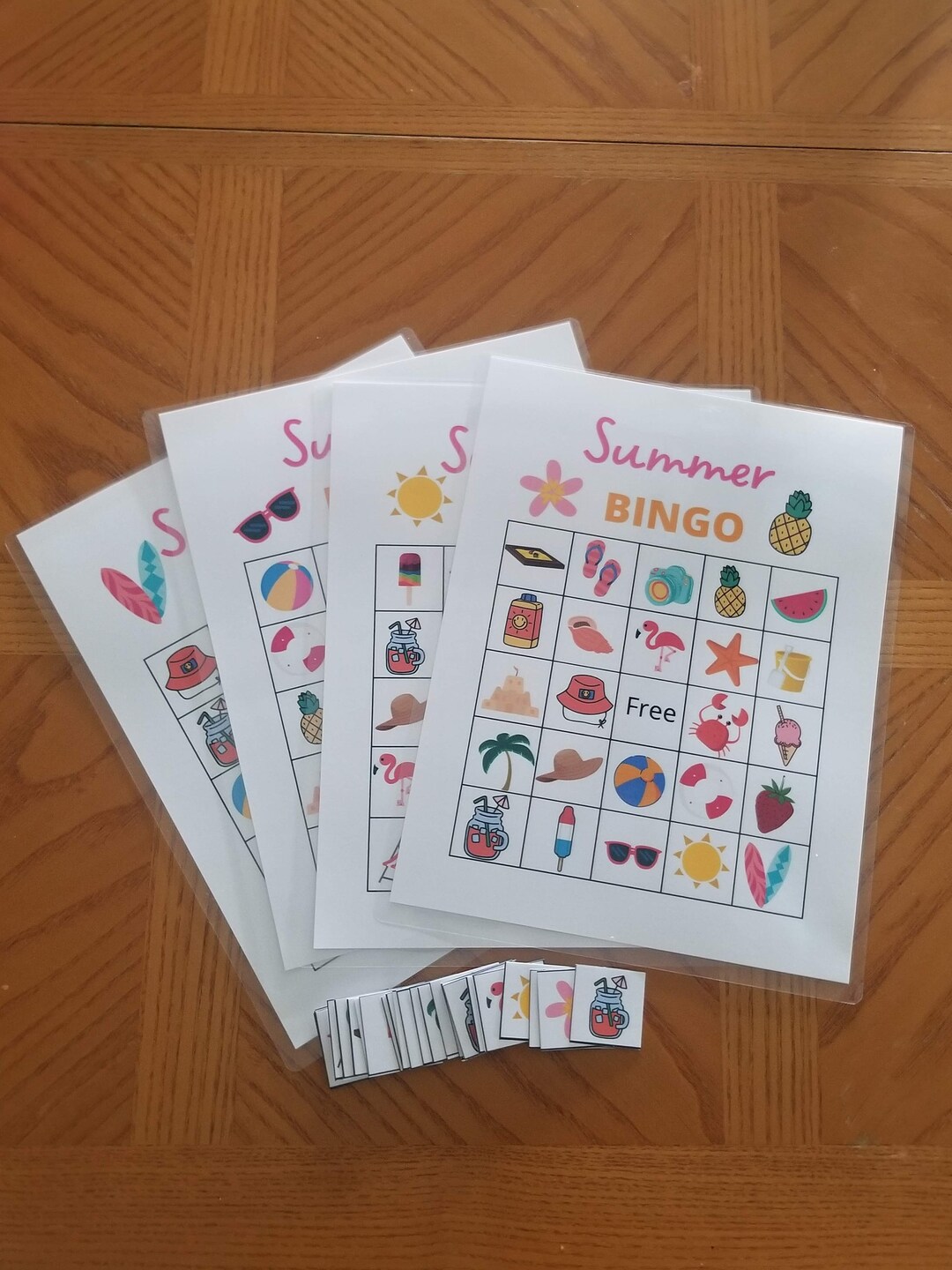 Summer Bingo, Summer Game, Printable Bingo Game - Etsy