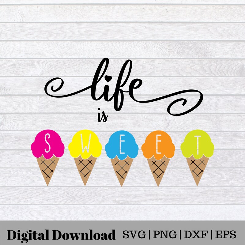 Life is Sweet Sign - Etsy