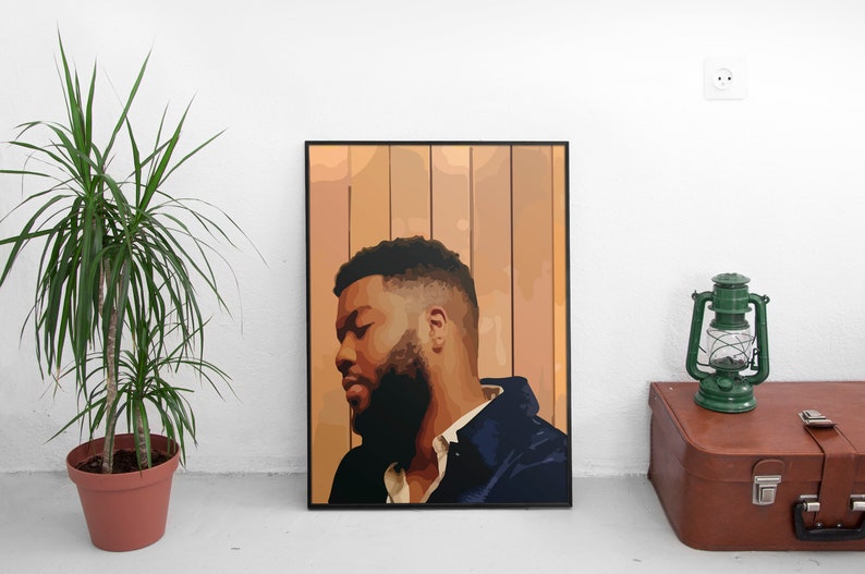 Khalid Poster, Khalid Print, Free Spirt Album, American Teen Album ...