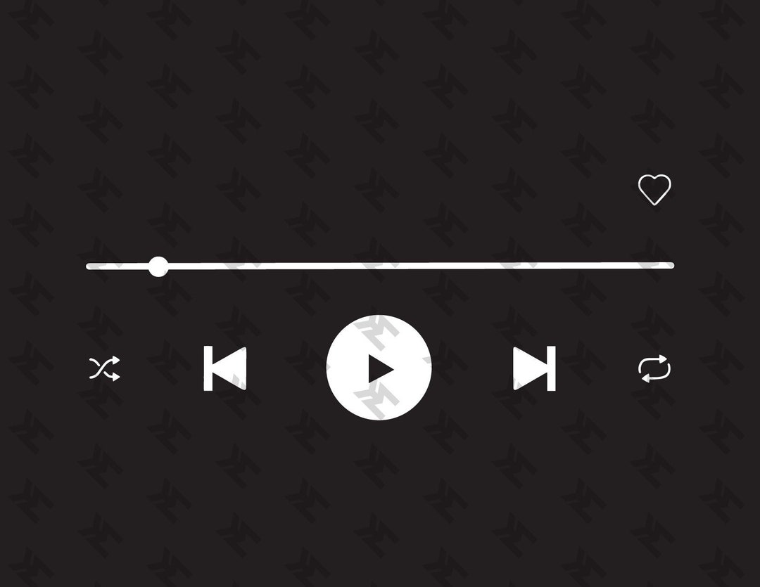 Music Player Controls, Audio Control Buttons, Music SVG File, Audio SVG ...