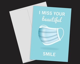 Miss Your Smile Card - Etsy