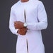 Traditional African Wear Pure White, White Suit, African Wedding Suit ...