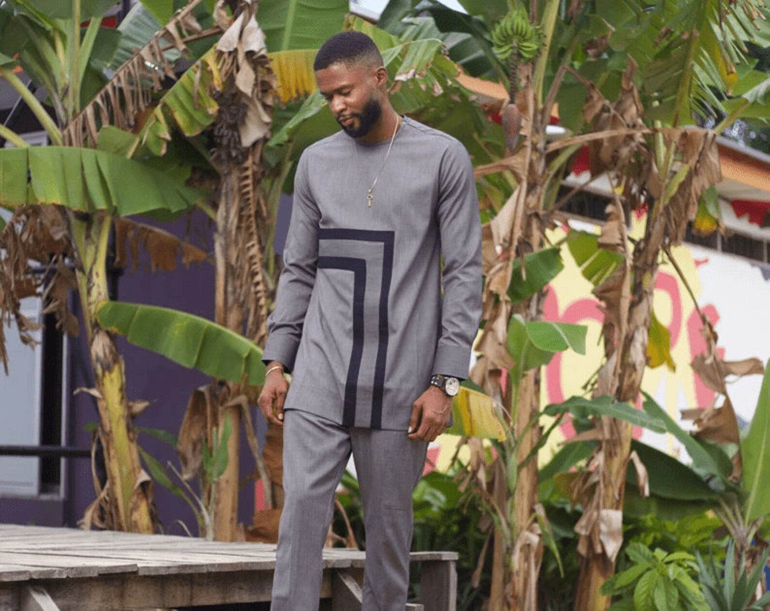 Light Grey Senator Suit African Wedding Suit Groomsmen Suit - Etsy