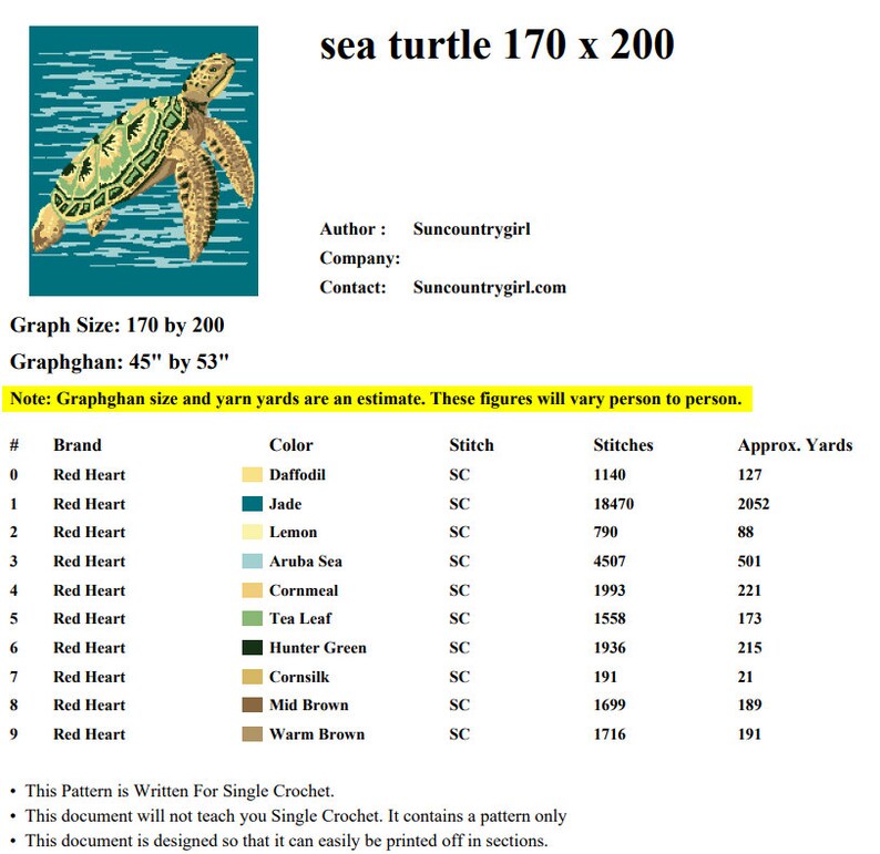 Brown Sea Turtle Swimming - Etsy